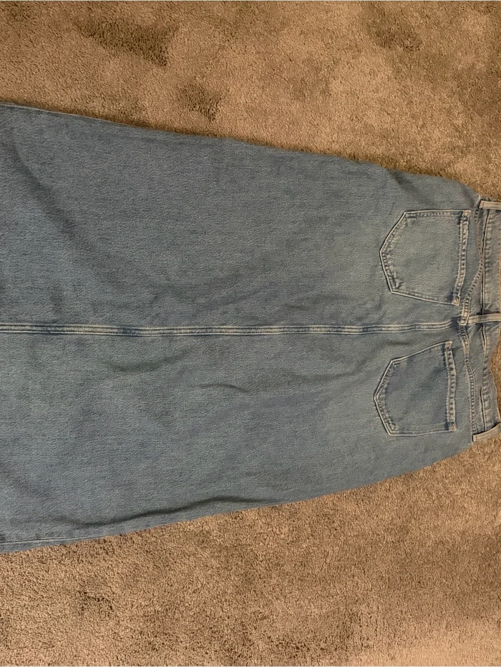 Old Navy | Skirts | Old Navy Light Blue Midi Denim Skirt | Poshmark
